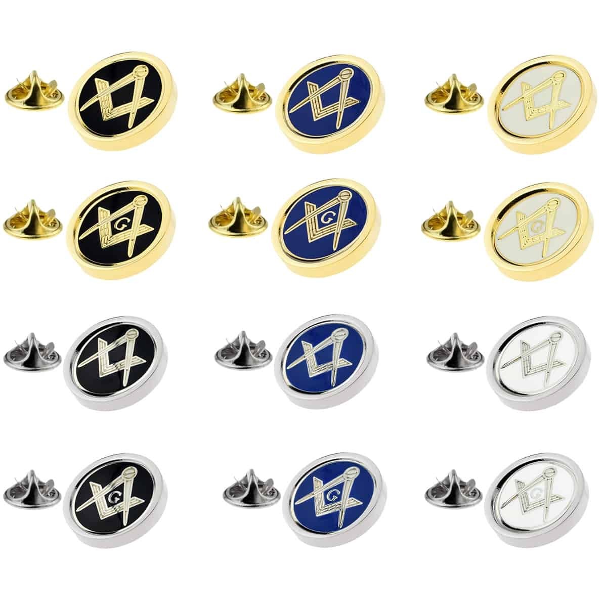 Masonic Lapel Badge Multiple Variations Available - Regalia Store UK