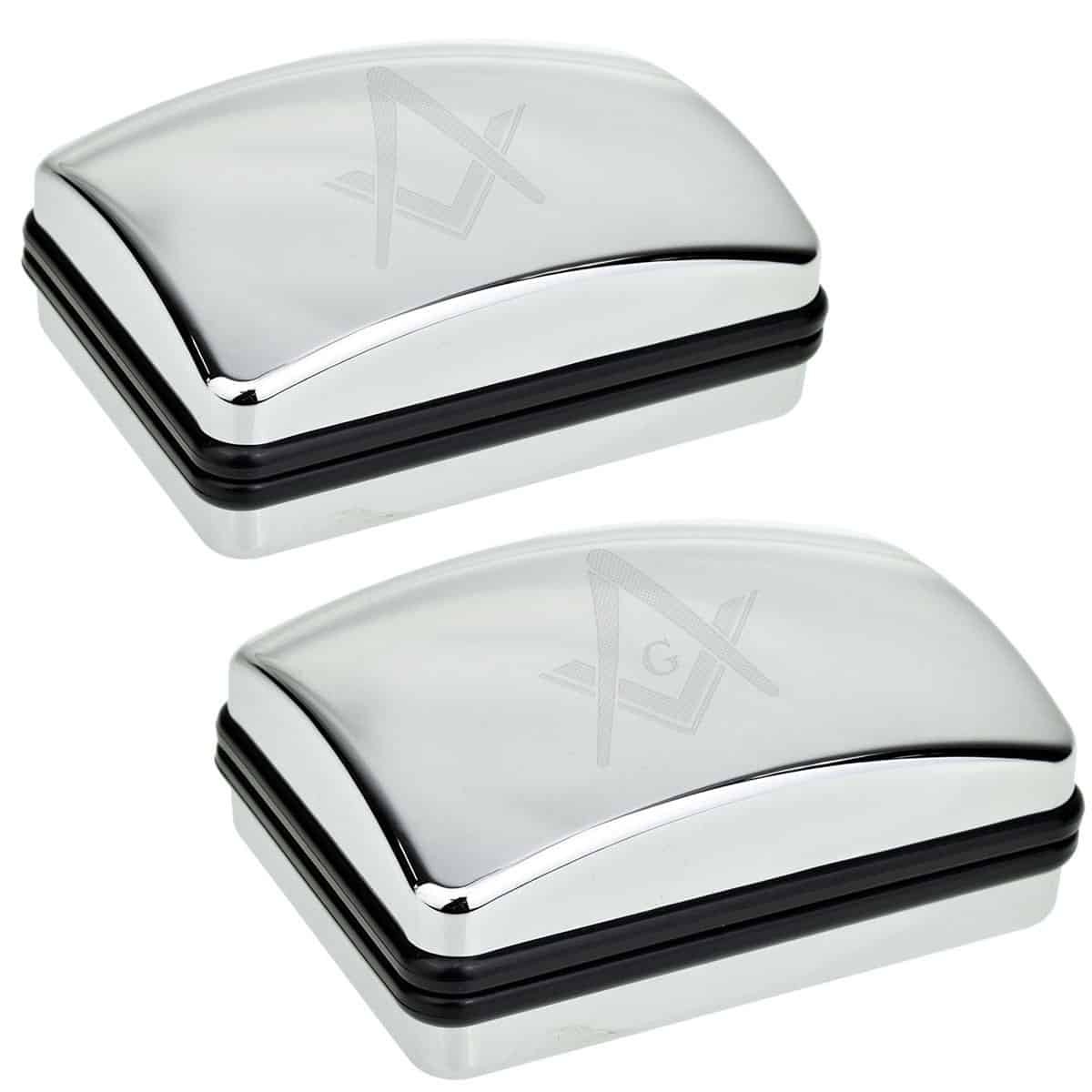 Masonic Engraved Cufflinks Box - Regalia Store UK