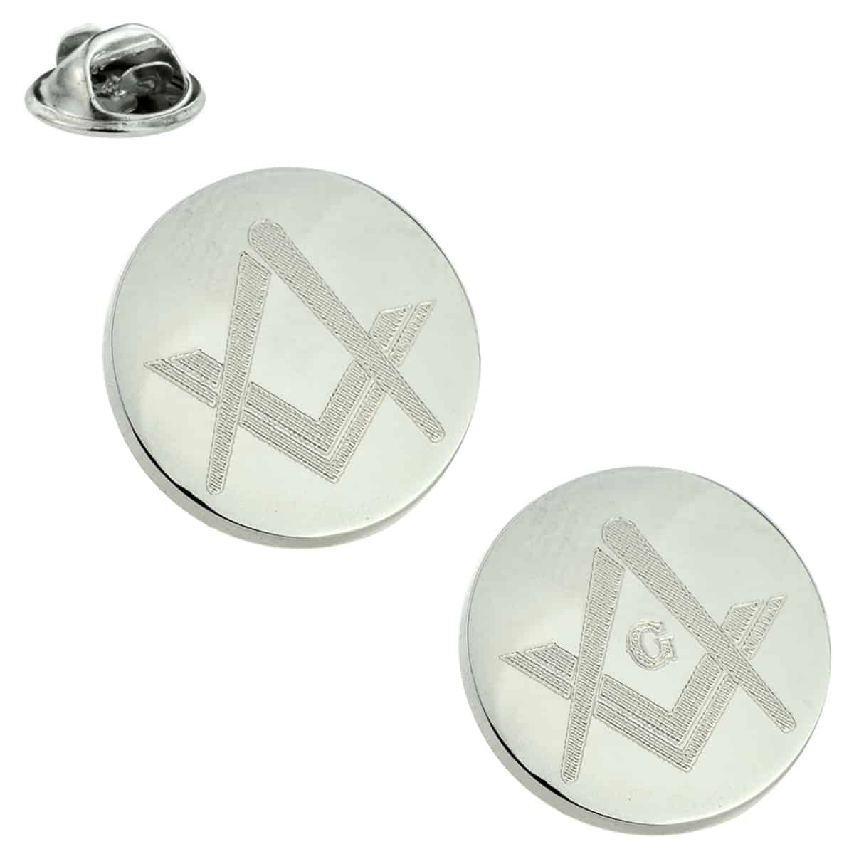 Masonic Engraved Lapel Pin Badge - Regalia Store UK
